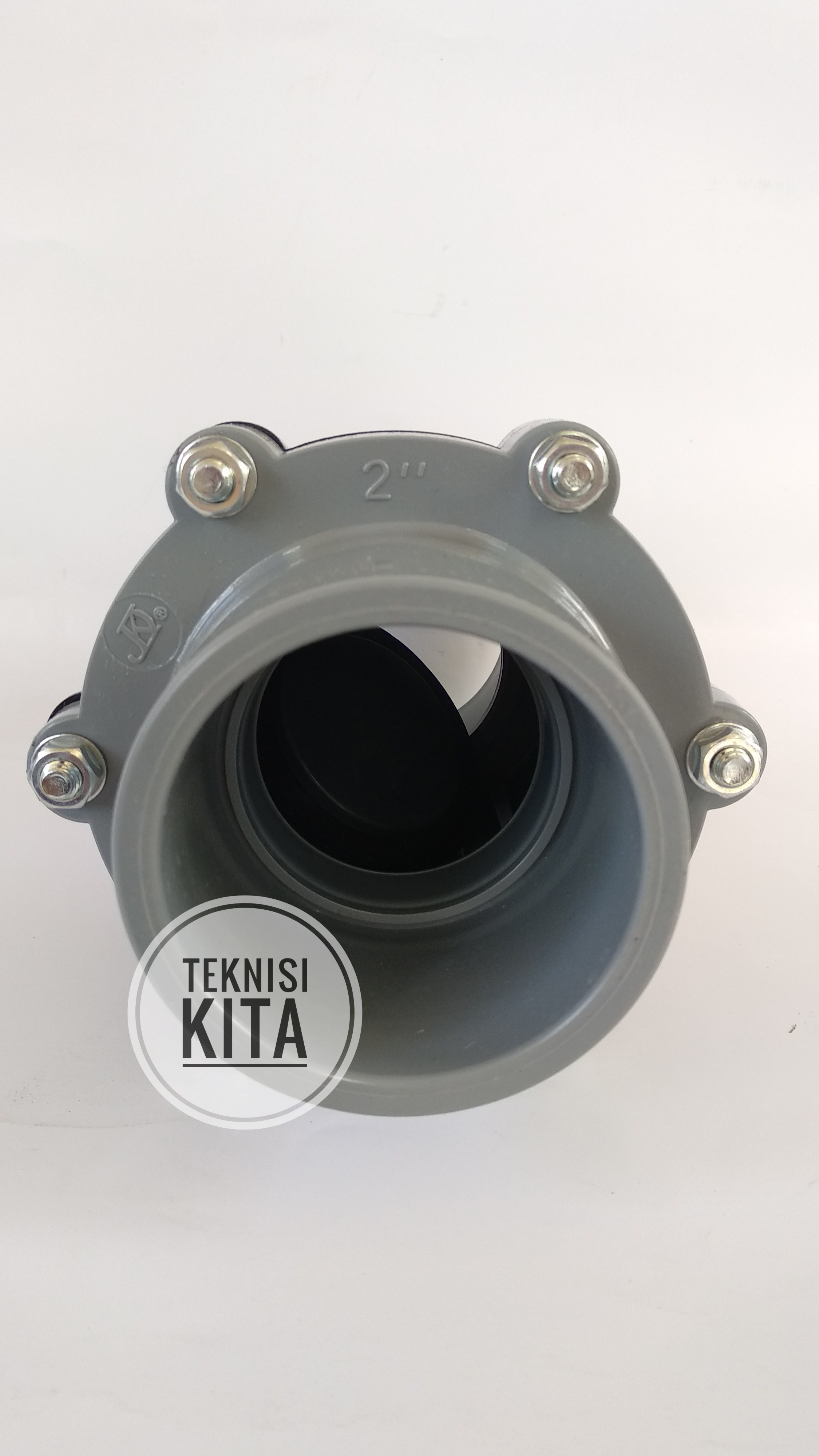Check Valve PVC 2" in KDJ Taiwan One Way Valve 2 inch - Toko Teknisi Kita